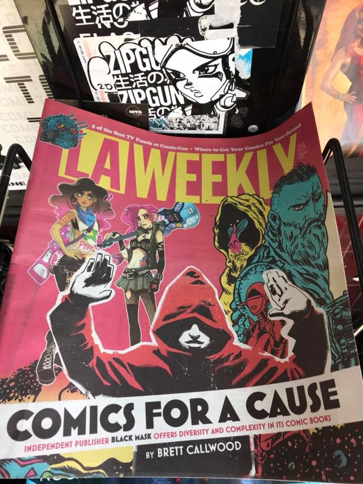 LA WEEKLY ran a pretty kewl cover story on Black Mask. Check it out ...
